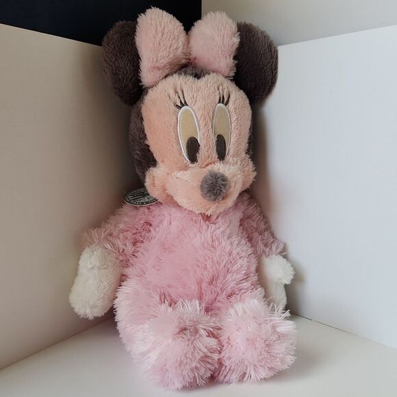 Disney | Toys | New With Tags Disney Baby Minnie Mouse Plush Pink Soft ...